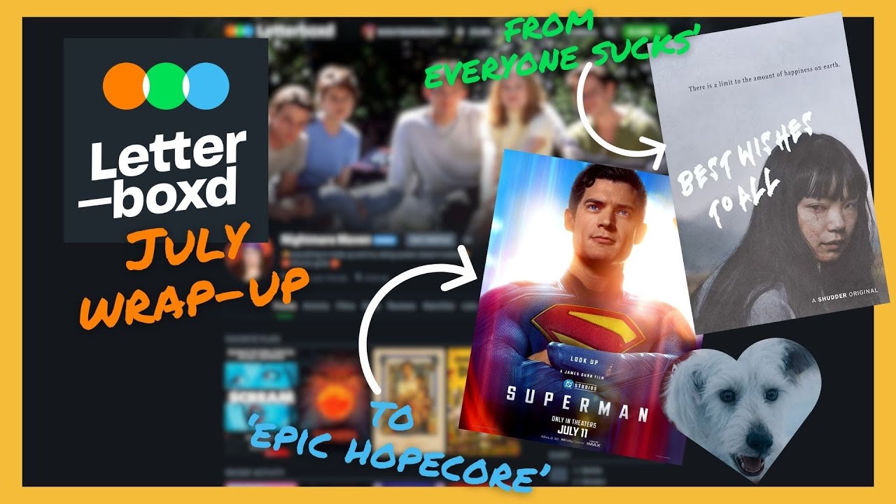 Everything I Watched in July | Summer Slashers to Superman and MORE! - YouTube
