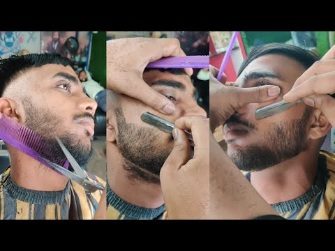 L Shep Dadhi Setting kare ️ L शेप में दाढ़ी सेटिंग कैसे करें 💈 # ...