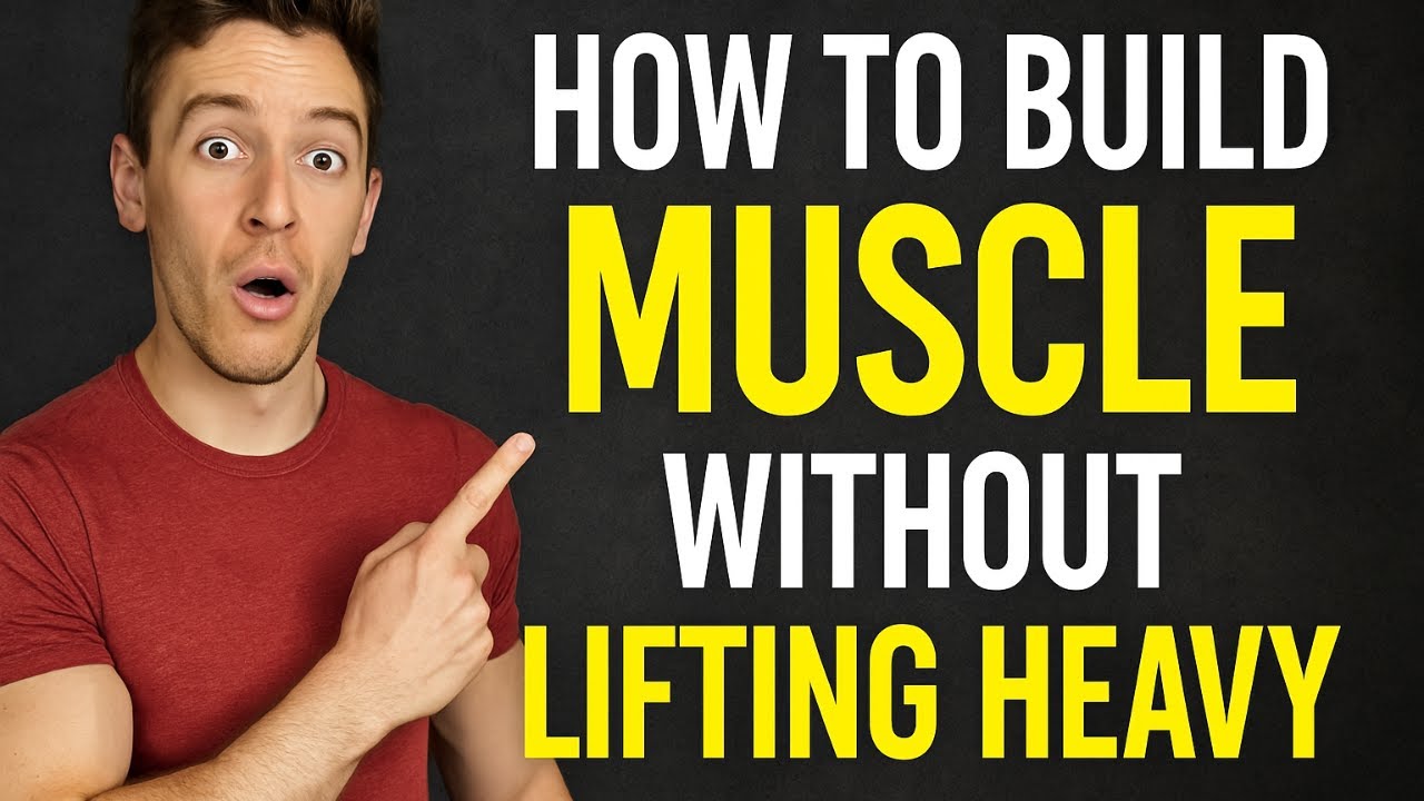 How to Build Muscle Without Lifting Heavy - YouTube