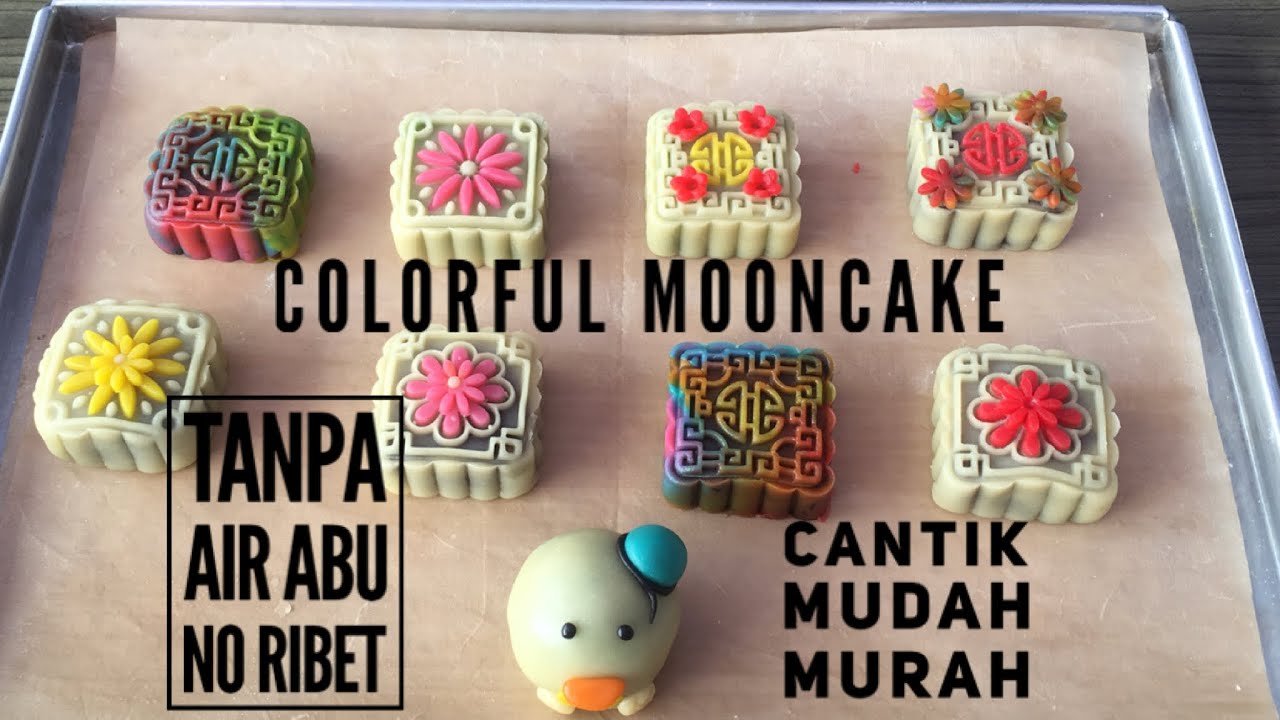 Colorful Mooncake Kue Bulan Kekinian - YouTube