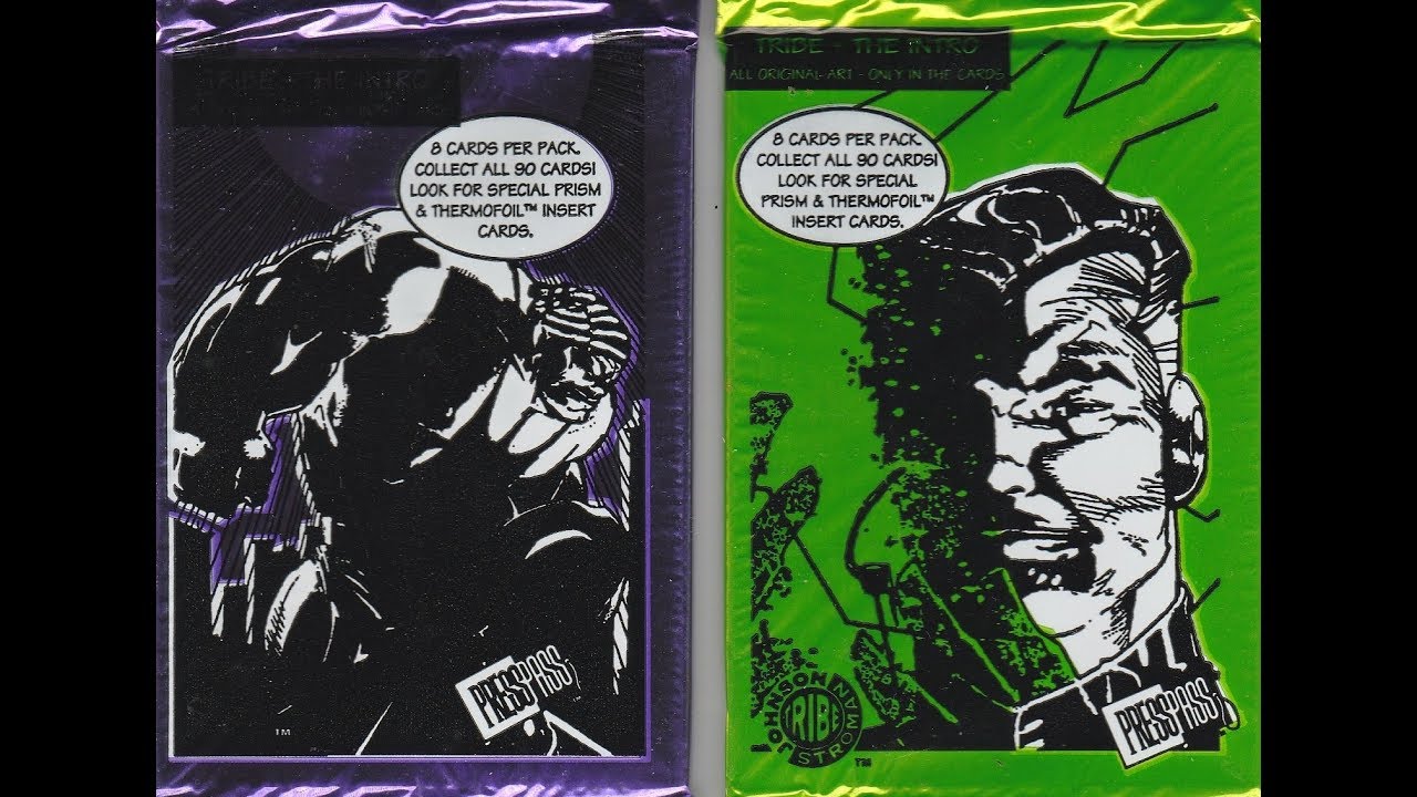 Tribe: The Intro Trading Card Packs (1993, Press Pass) -- What's Inside ...