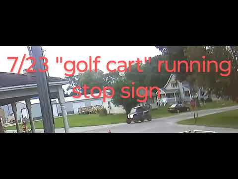 UTV running stop sign Momence AGAIN - YouTube