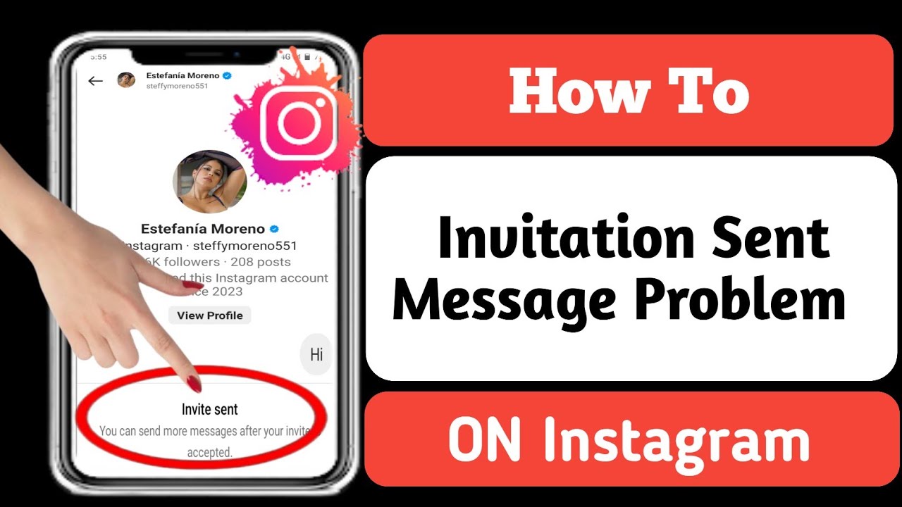 How To Fix Invitation Sent Message Problem On Instagram | Instagram ...