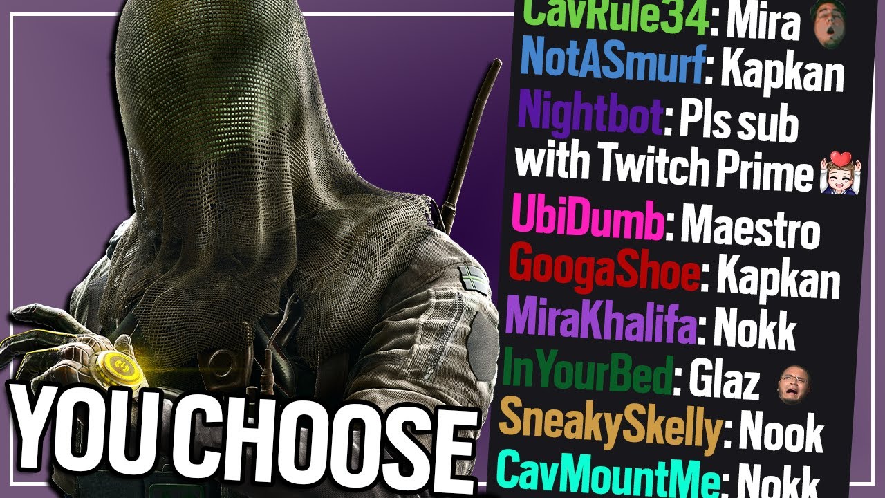 You Choose Which Operators I Play - YouTube