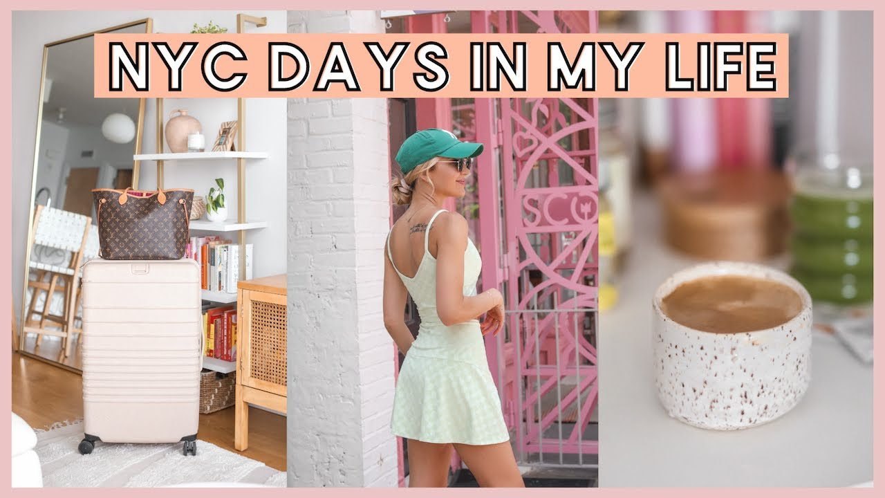 (nyc vlog) GYST days in my life: packing for Europe, cleaning, workouts ...