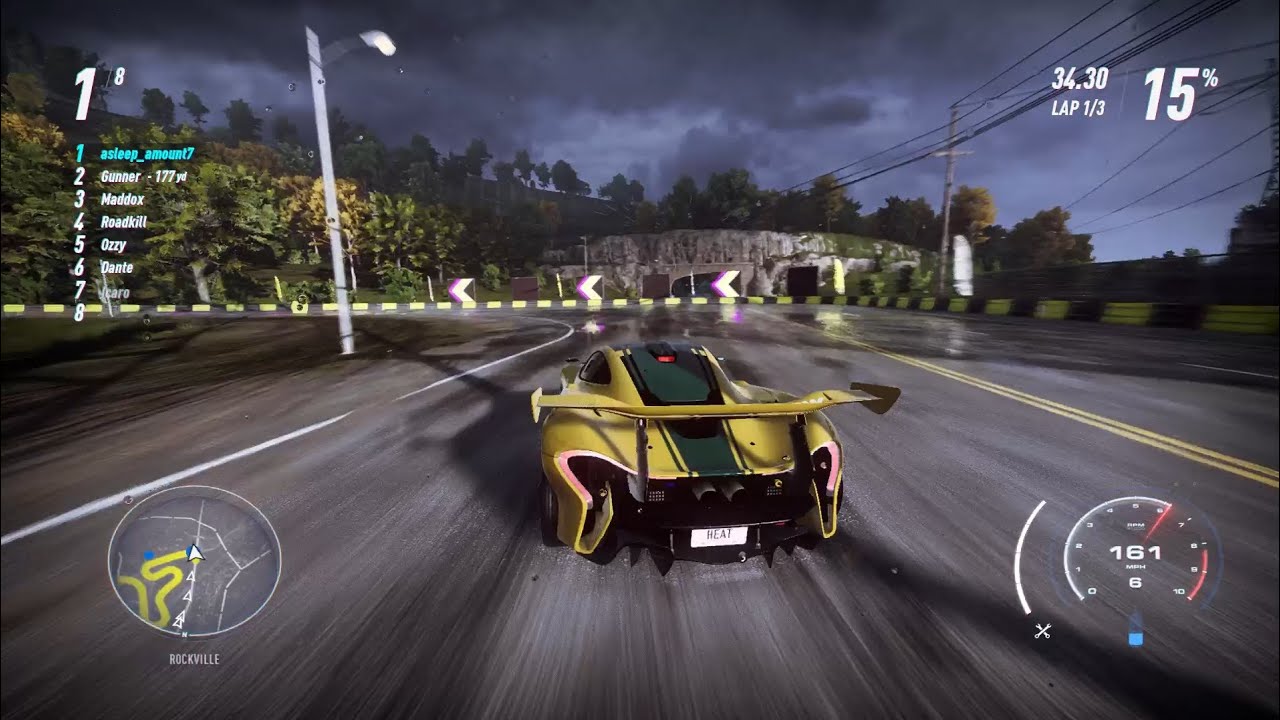 NFS HEAT | AERION CIRCUIT RACE ACED | - YouTube