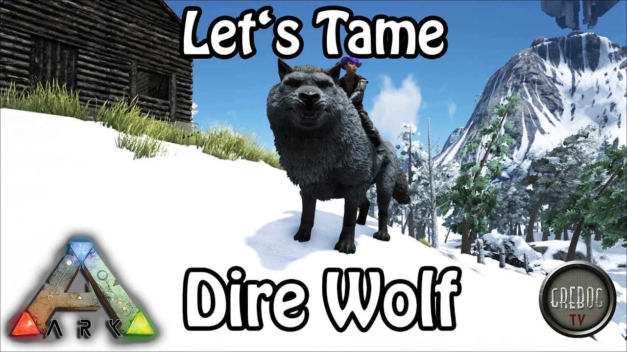 Ark: Survival Evolved - Let's Tame: Dire Wolf (deutsch) - YouTube