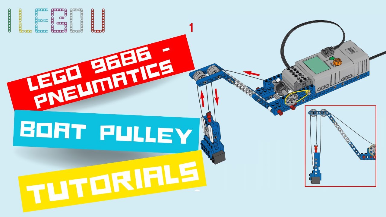 LEGO 9686 PNEUMATICS - BOAT PULLEY Building Instructions - BOAT PULLEY ...