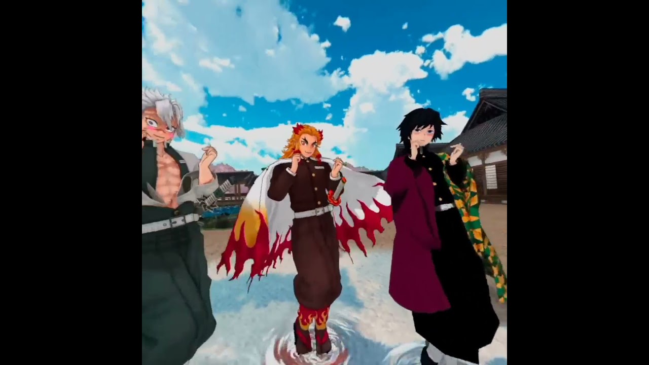 Hashiras dancing VR video - YouTube