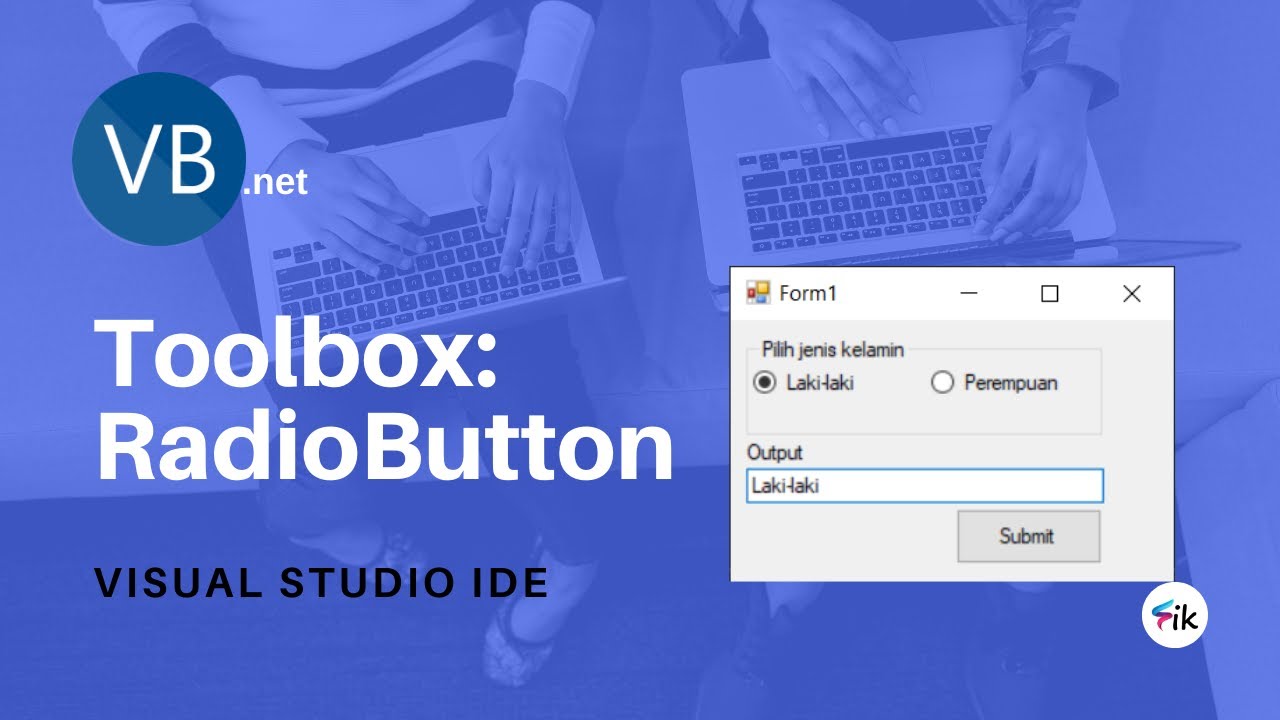 Menggunakan Radio Button Untuk Jenis Kelamin | VB.net - YouTube