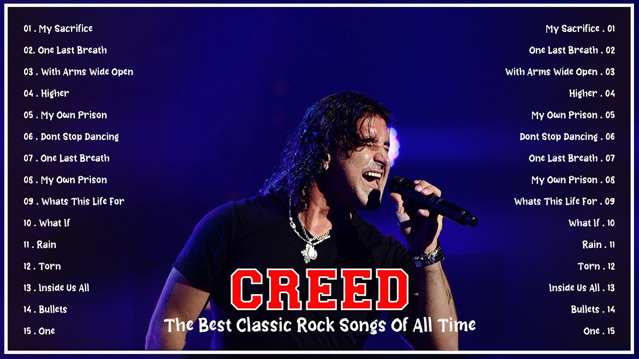 Creed Greatest Hits 🔝 The Best Classic Rock Songs Of All Time 🔝 Classic ...