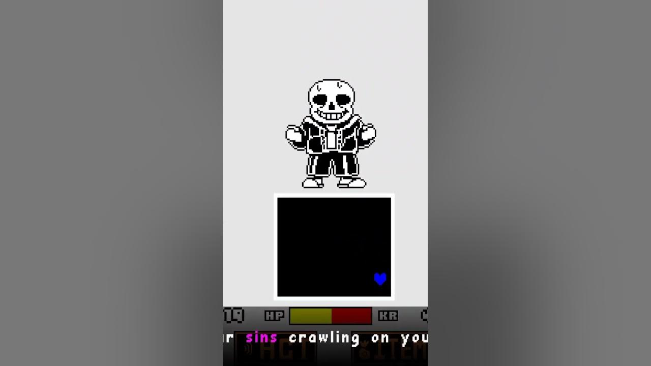 (Mobile[CYF/UNITALE])Stronger Than you Sans Fight NO ITEM #undertale #sans #传说之下 #undertaleau ...