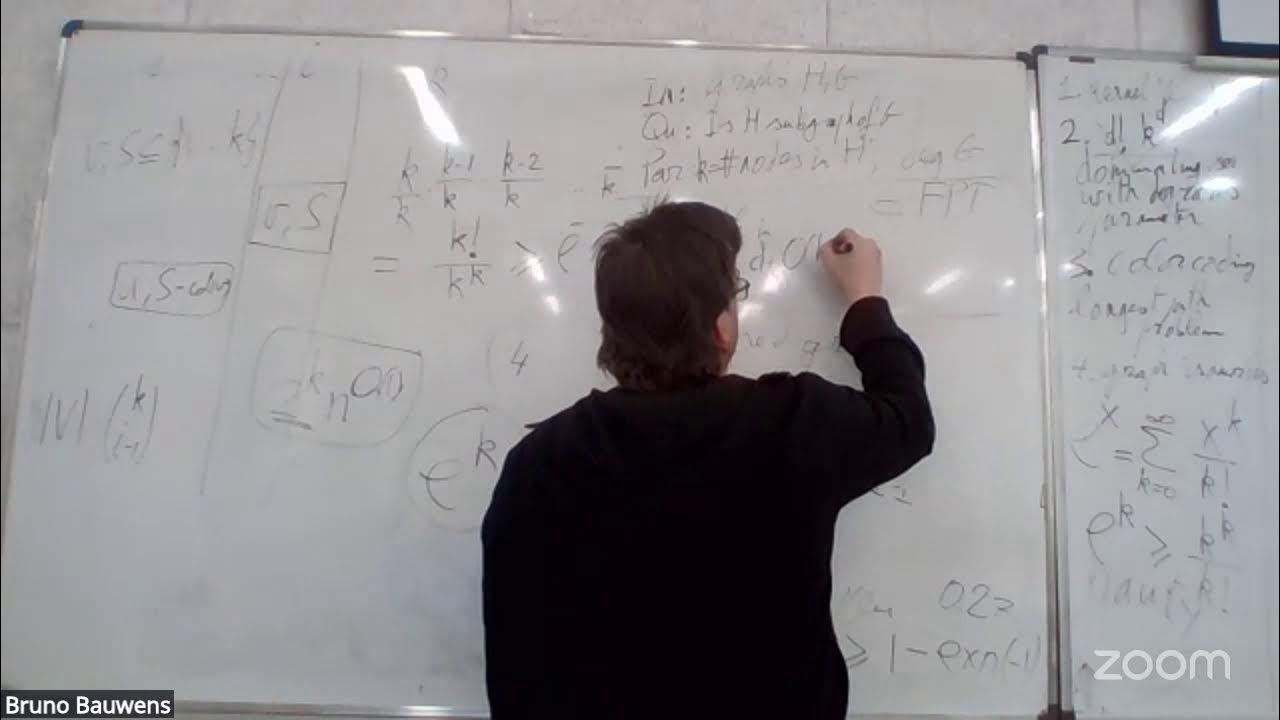 HSE theory of computation: kernels 2 and color coding - YouTube