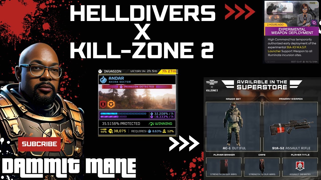 HELLDIVERS 2 X KILLZONE 2 🔴NEW WEAPONS HELLDIVERS 2 #helldivers | # ...