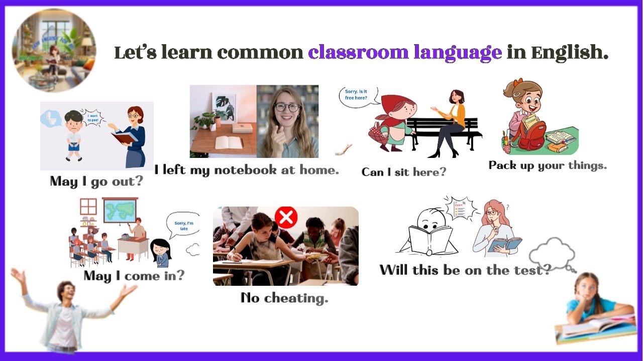 Let's Start learning common classroom language in English today! - YouTube