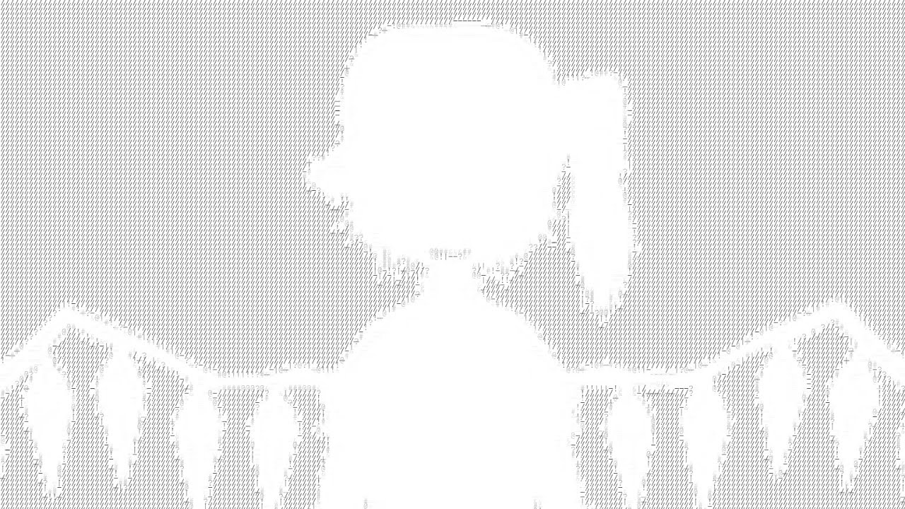 Bad Apple But It’s ASCII - YouTube