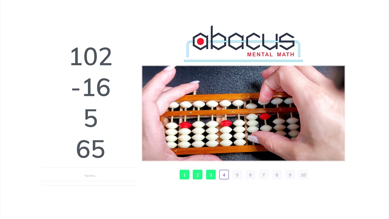 Abacus Mental Math Grade 9 Lessson 13 part 2 - #maths #abacus #brain # ...
