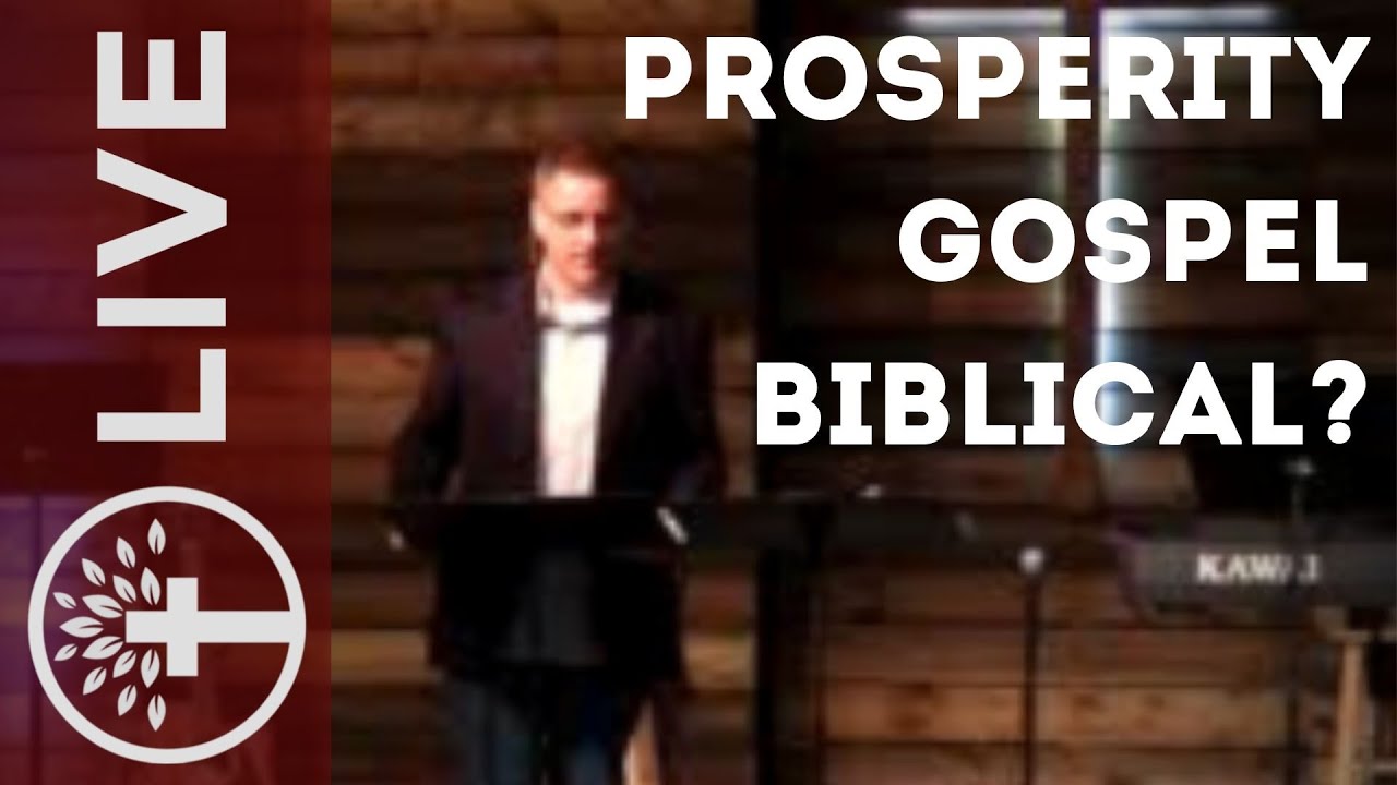 PFBC Live: Knowing Jesus - Is the Prosperity Gospel Biblical? - YouTube