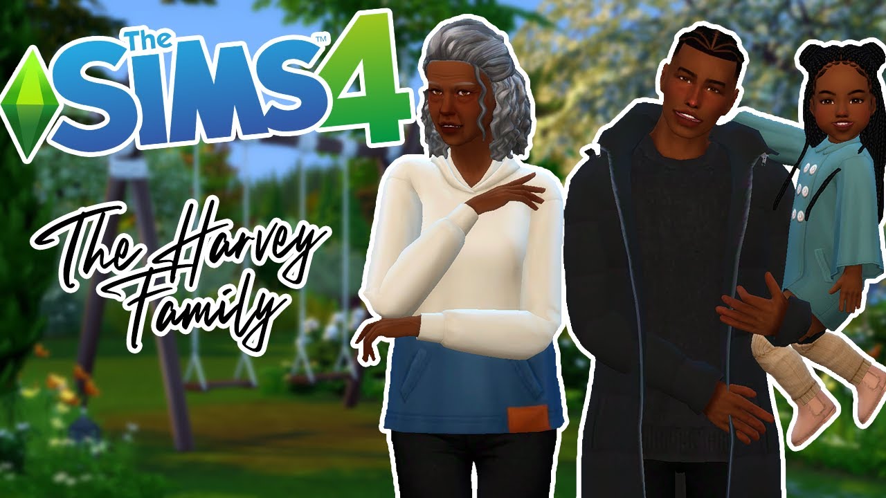 the harvey family | the sims 4 cas - YouTube