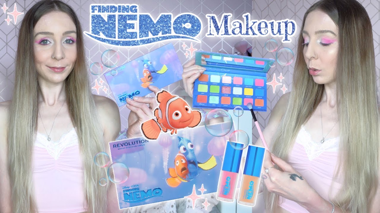 FINDING NEMO MAKEUP REVOLUTION 💙 COLLAB with @moretofaye 🐠 - YouTube