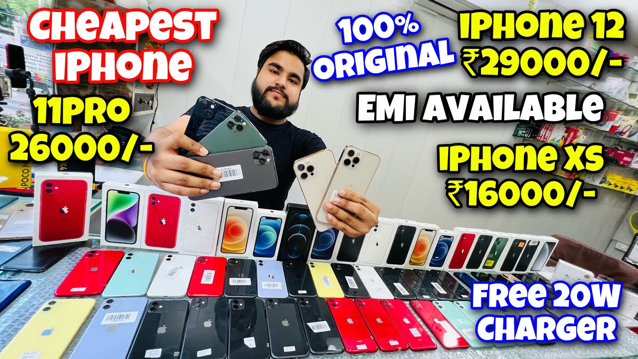 Cheapest iPhone Market in Delhi | Second Hand Mobile | iPhone Sale ...