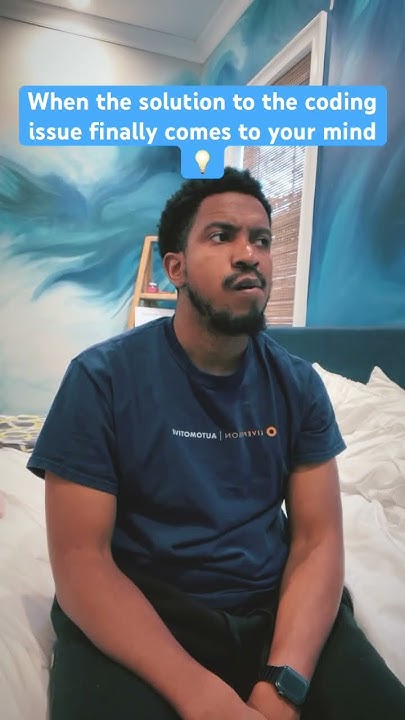 When the solution to the coding issue finally comes to your mind 💡😩😅 - YouTube