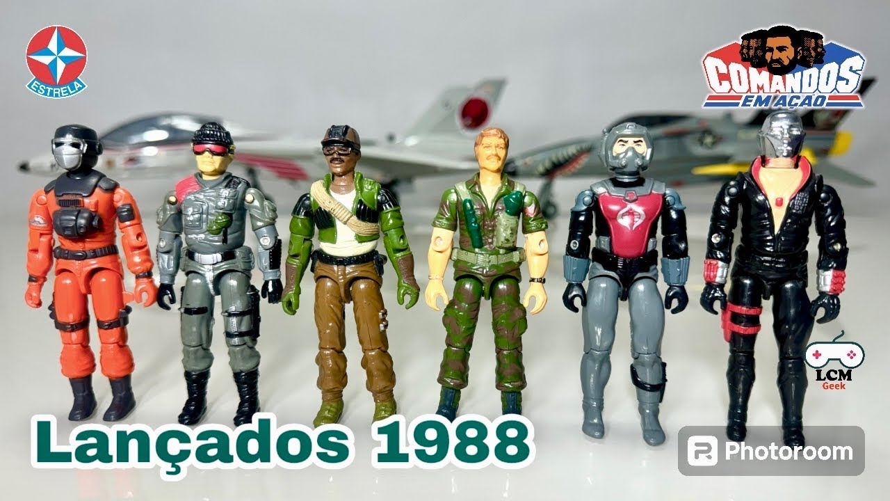 Comandos Em Ação Lançados em 1988 | Estrela - Figuras/ Bonequinhos ...