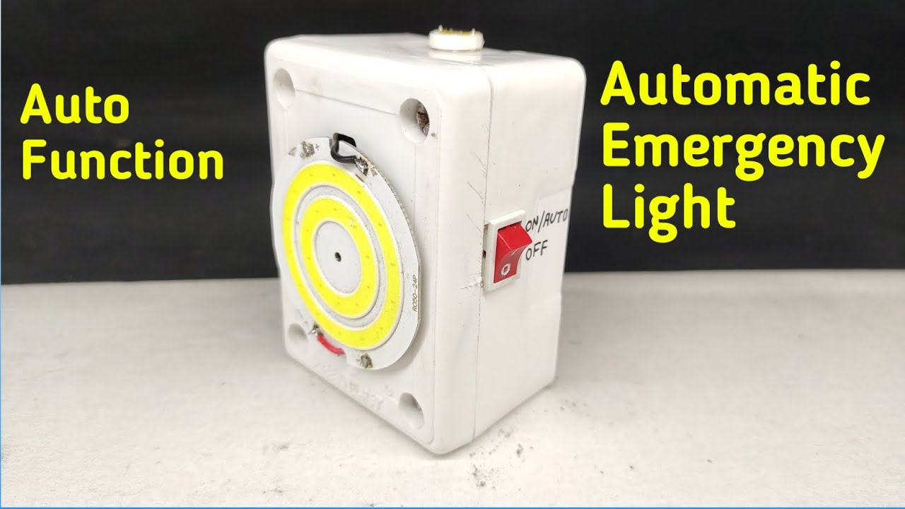 Automatic Night Light || how to make automatic emergency light for ...