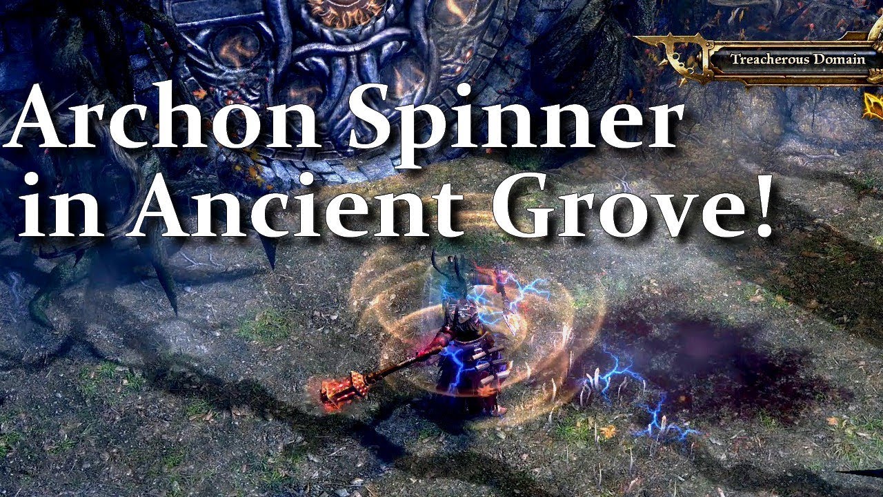 Grim Dawn FG - Archon Whirlwind build in Ancient Grove - YouTube
