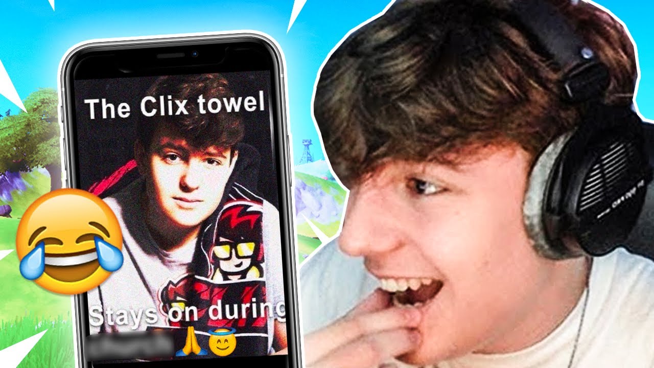 Clix Reacting To Your Memes Is Very Funny - YouTube
