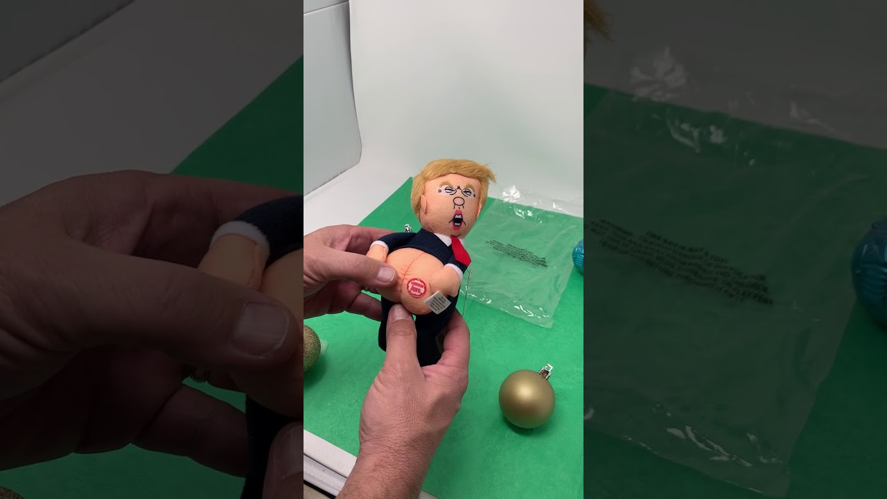 Farting Donald Trump Christmas Tree Ornament He Farts Deck The Halls ...