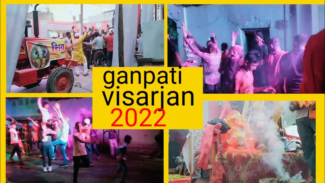 ganpati visarjan 2022.old town badnera.amravti - YouTube