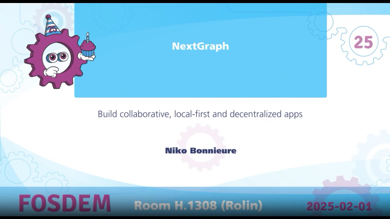NextGraph : Build collaborative, local-first and decentralized apps | Niko Bonnieure - YouTube