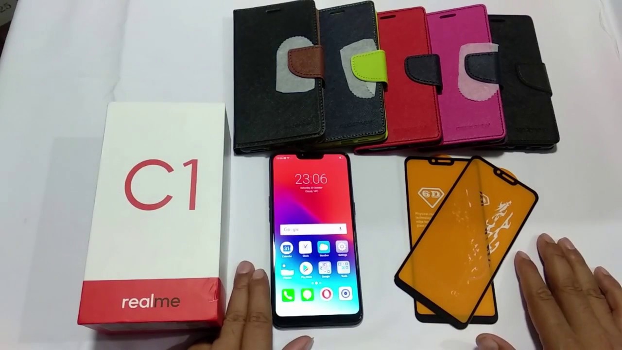 Realme C1 Best Stylish Covers & 11D tempered Glass - YouTube
