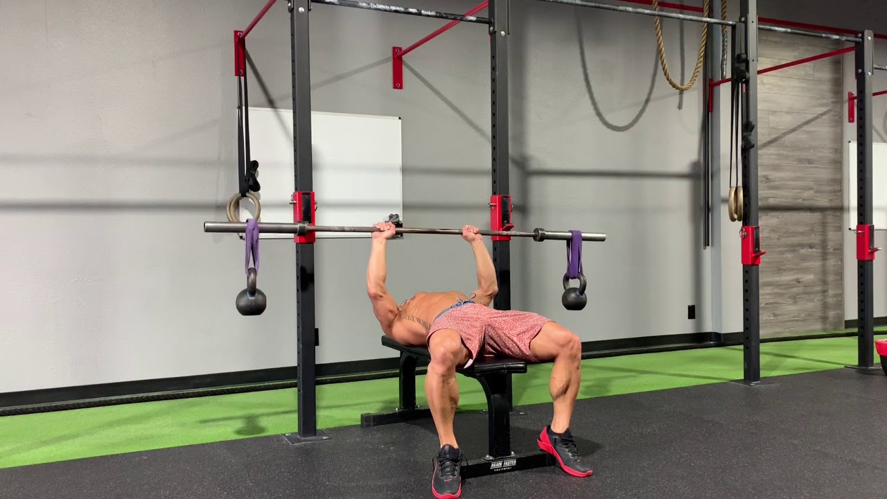 Dynamic load bench press - YouTube