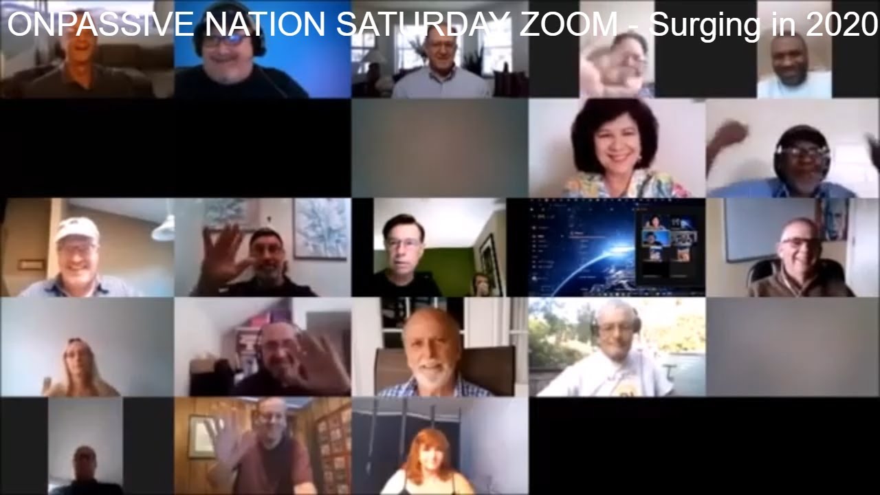 ONPASSIVE NATION SATURDAY ZOOM - Surging in 20/06/20 - YouTube