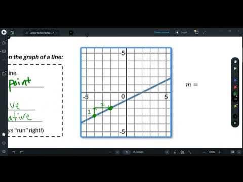 1A Notes 1 Linear Review - YouTube