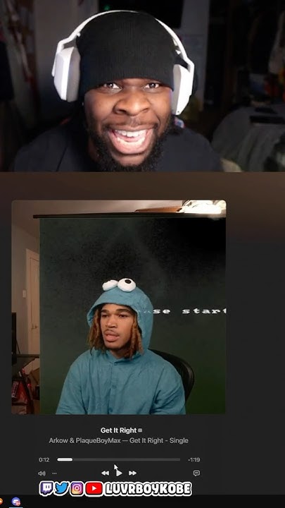 Plaqueboymax Apple Music Was Hacked 🤣 #funny #plaqueboymax #luvrboykobelive #twitchstreamer ...