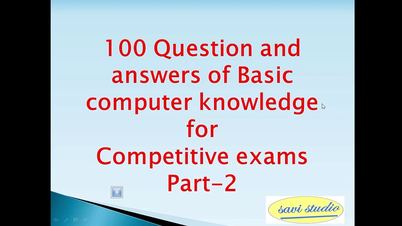 computer Questions And Answers For Competitive Exams Part 2 YouTube computer-questions-and-answers-for-competitive-exams-part-2-youtube