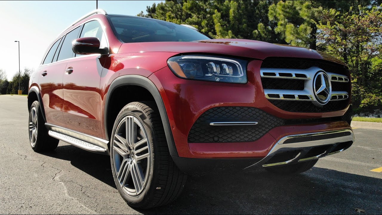 2020 Mercedes-Benz GLS 450 (designo Cardinal Red) - YouTube
