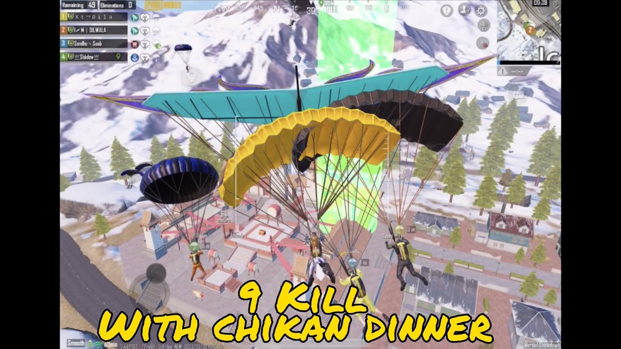 LIVIK GAME PLAY 9 KIL WITH CHIKAN DINNER [ PUBG MOBILE ] - YouTube