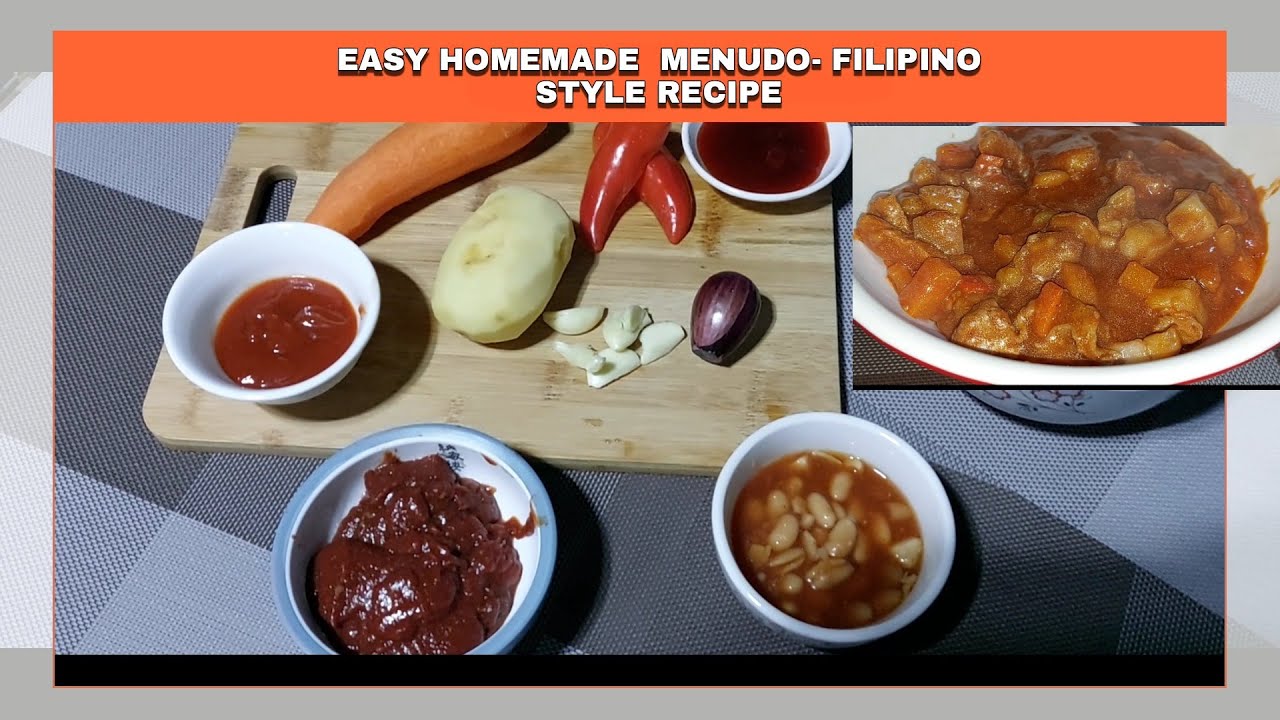 Easy Homemade Menudo | Filipino Style Recipe | Super easy to cook - YouTube