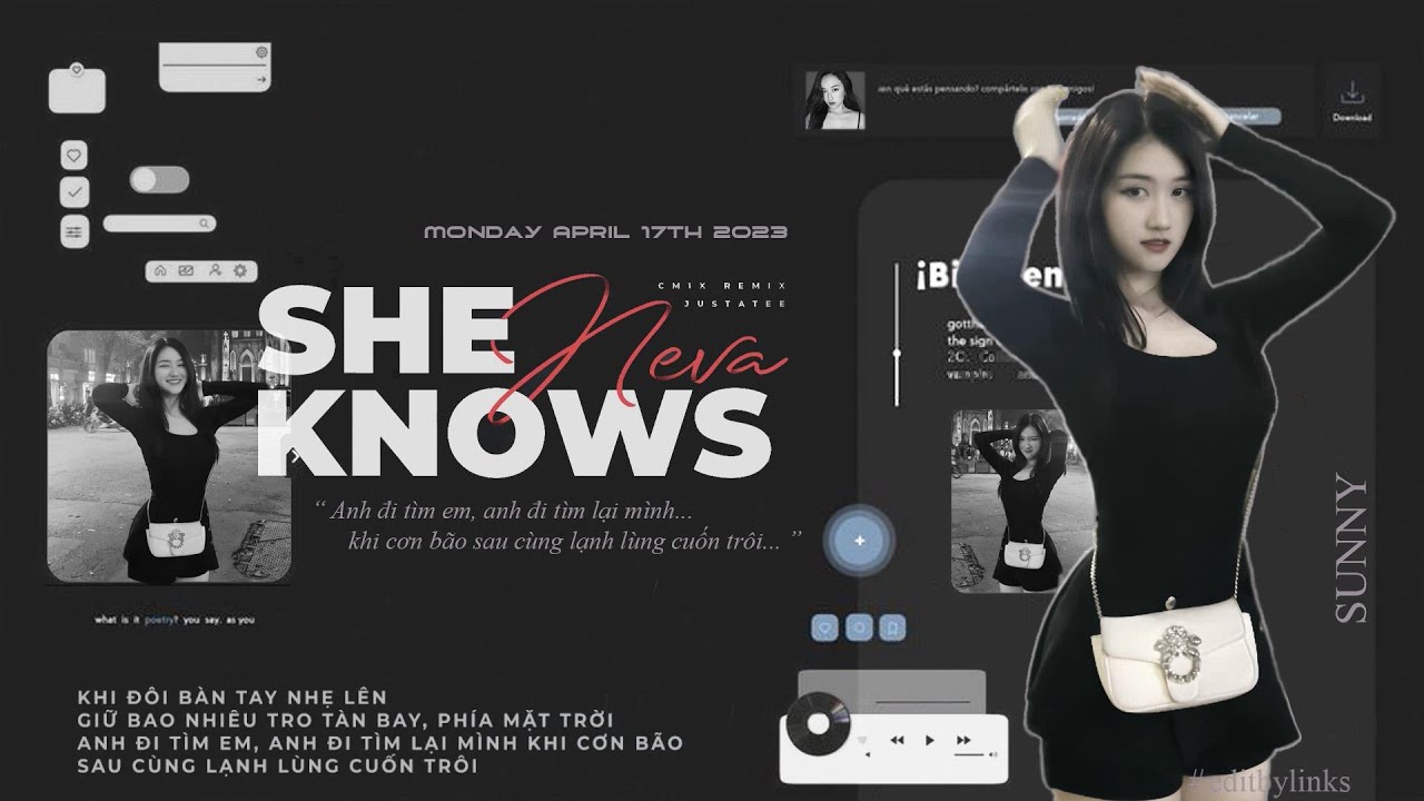 Lyrics ] She Neva Knows - JustaTee (CM1X REMIX) - YouTube