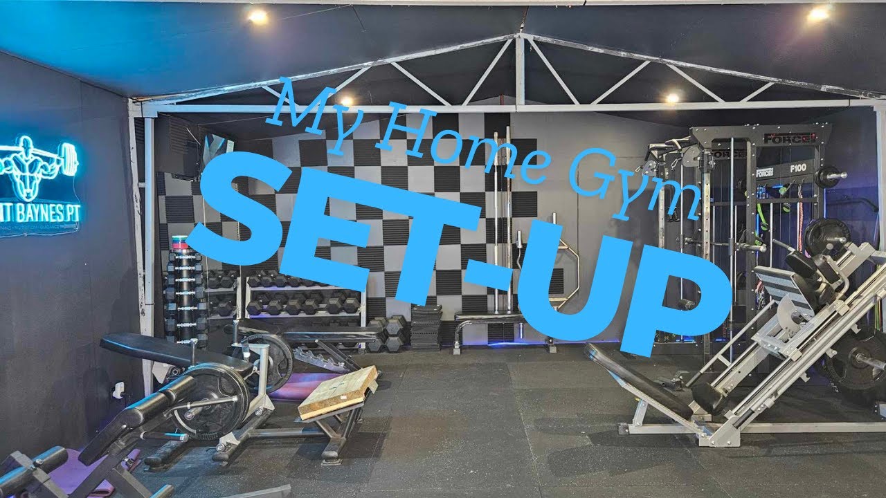 My Home Gym Studio Tour! Full Time Coach, Streamer and Dad Office ...