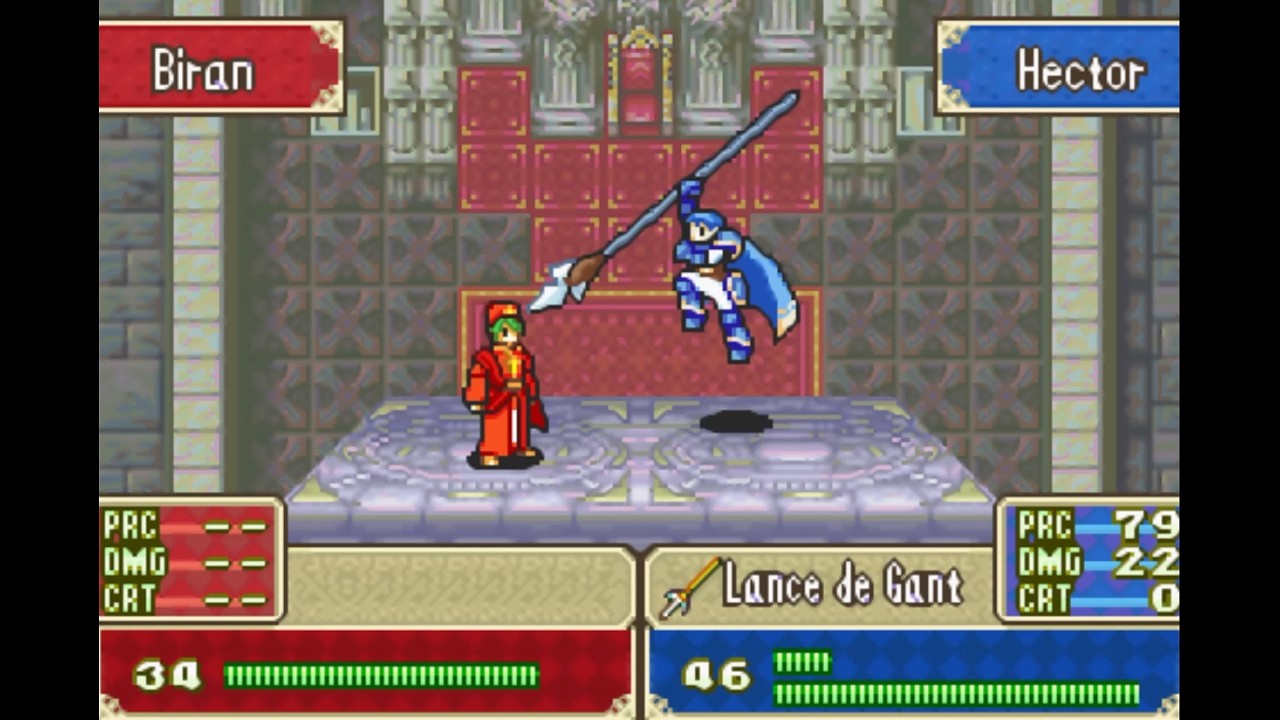 Fire Emblem 6 (GBA) - Test du sprite d'Hector promu (version FE7) avec ...