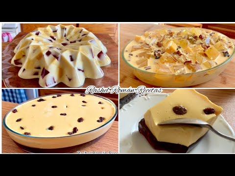 Postres super fáciles y deliciosos con gelatina de rompope😋 - YouTube