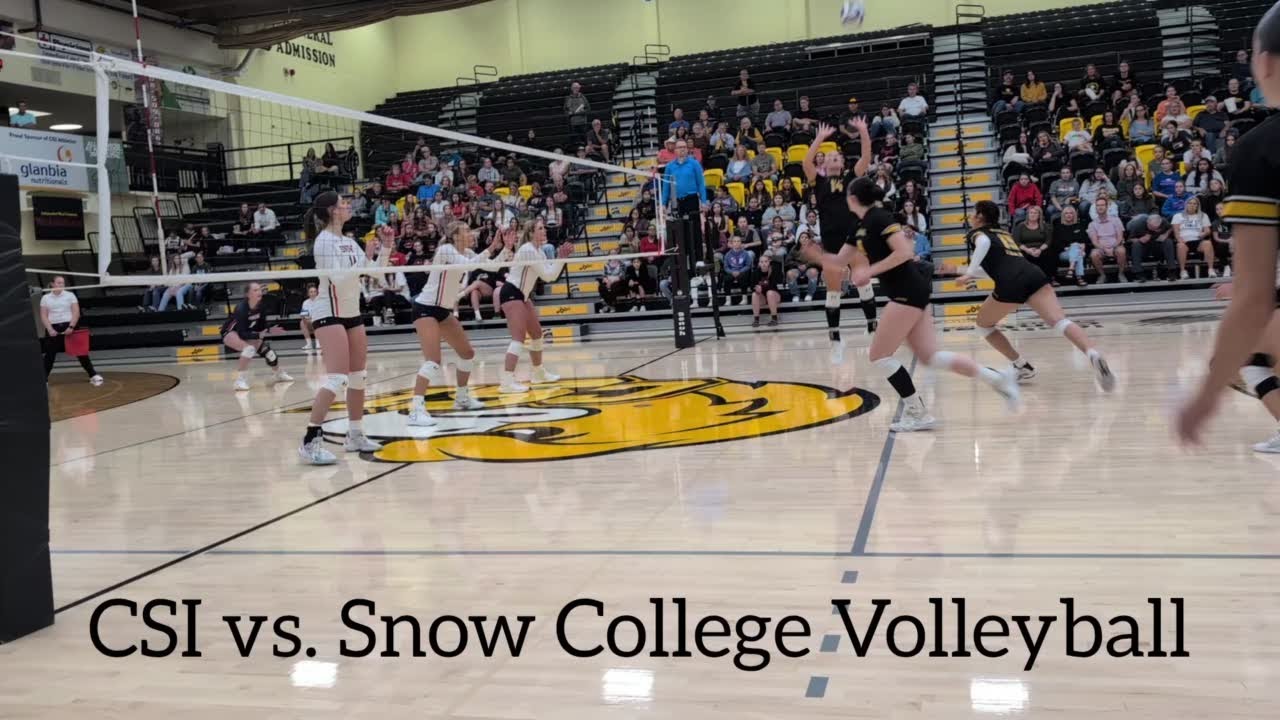 CSI-Snow College Volleyball - YouTube
