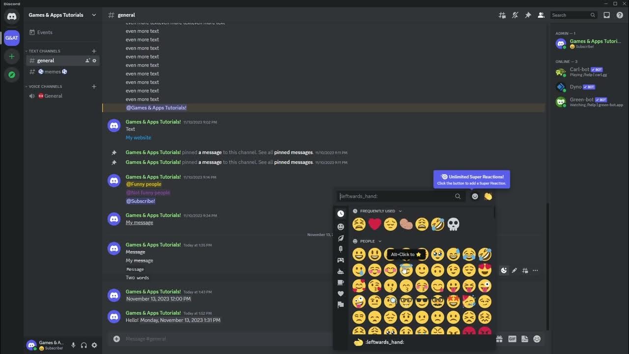 How to React on DISCORD - Add Reaction #discord - YouTube