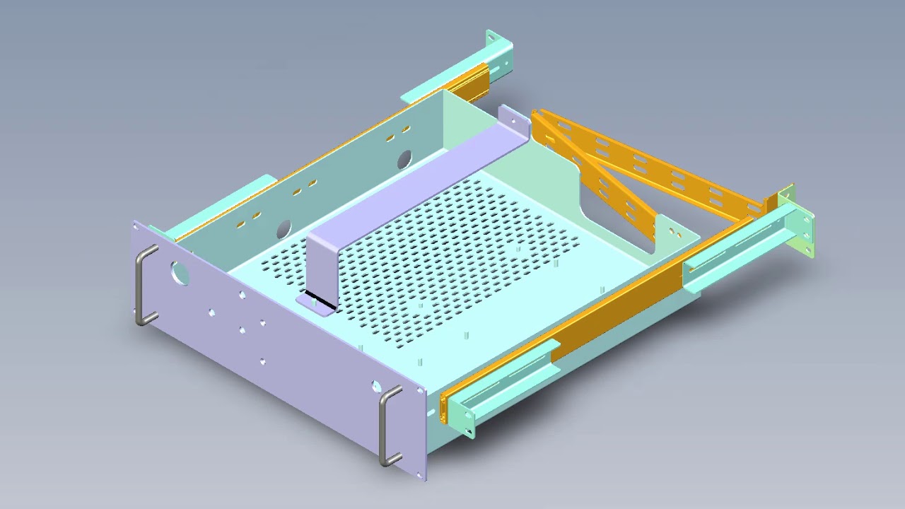 Shock Proof Mil Spec Sliding Mounting Trays - YouTube